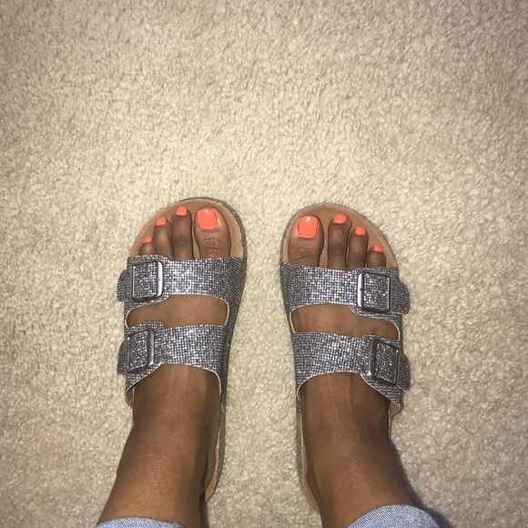 Shoes | Diamond Strap Of Sandals Slides Size 8 | Poshmark